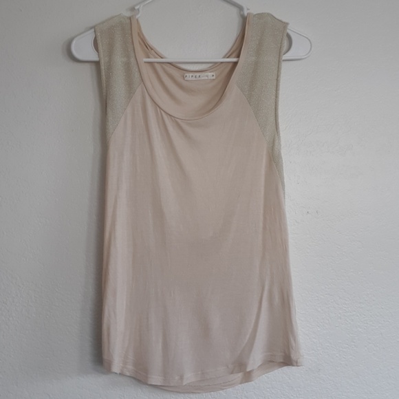 piper project | Tops | Piper Project Open Back Sparkle Sleeveless Top ...